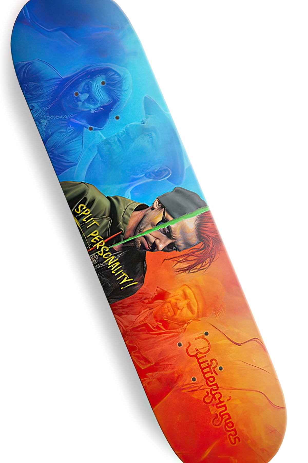 Split Personality Skateboard Deck – Bewilderbeats